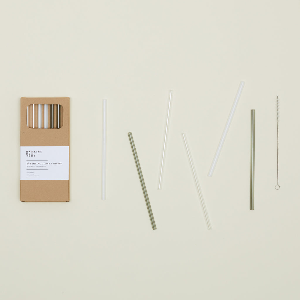 Essential Glass Straws - Neutral – Hawkins New York