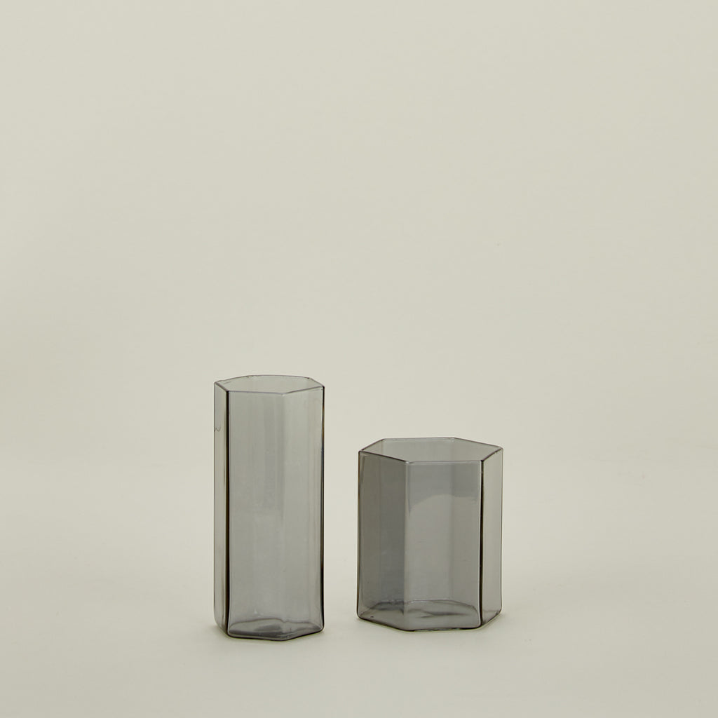 Helix Glass, Set of 4 - Grey – Hawkins New York