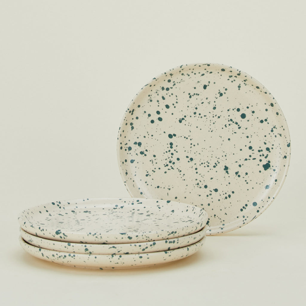 Splatterware Plate, Set of 4 - Nettle – Hawkins New York